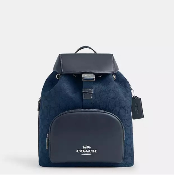 Coach | Bags | Coach Pace Large Backpack In Signature Jacquard | Poshmark